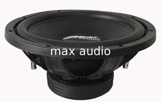 Paper Cone High Performance Car Subwoofer With Rubber Surround 89.5dB