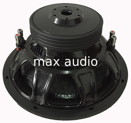 Paper Cone High Performance Car Subwoofer With Rubber Surround 89.5dB