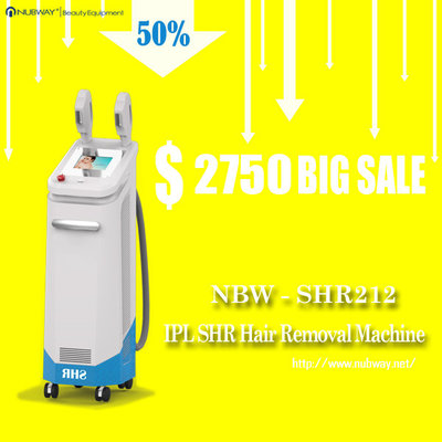 2014 big promotion!!! high quality spa shr ipl hair removal hair removal permanently
