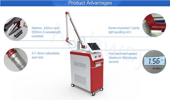 2017 Newest ! High Power Q switch tattoo removal nd yag laser machine rejuvi tattoo removal