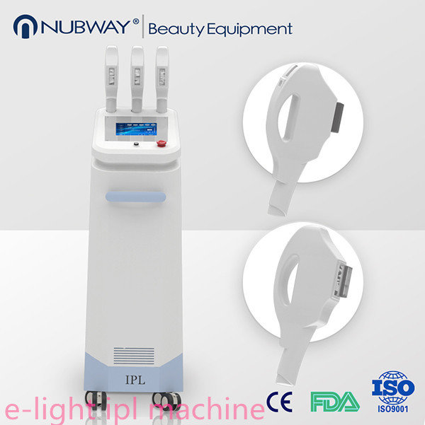 With medical CE ISO FDA SHR + E -light + IPL + RF hair removal Machine