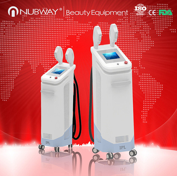2 handles Super vertical hair removal SHR/ipl SHR hair removal beauty machine