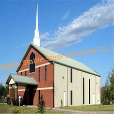 China Modern Design Steel structure Church Building with Low Cost and large space supplier
