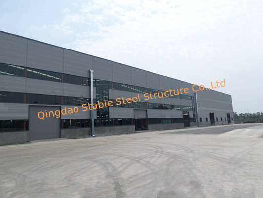 prefabricated light building 2 floor steel structure office warehouse supplier