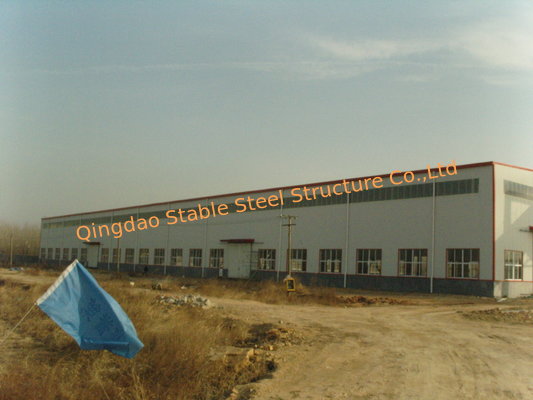 prefabricated wide span light steel structure industrial building supplier