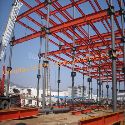 Large Span Prefabricated Structural Steel Workshop with Best Design supplier