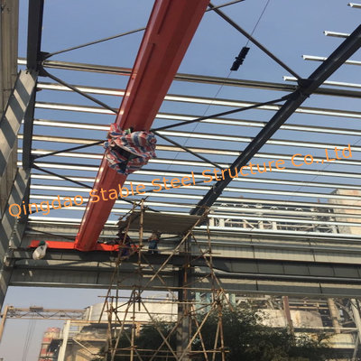 Painted Structure Steel Light Prefabricated Workshop Building supplier