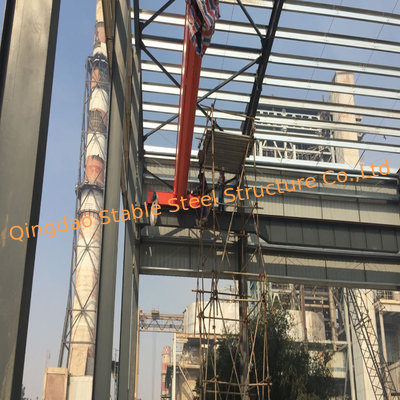 Painted Structure Steel Light Prefabricated Workshop Building supplier