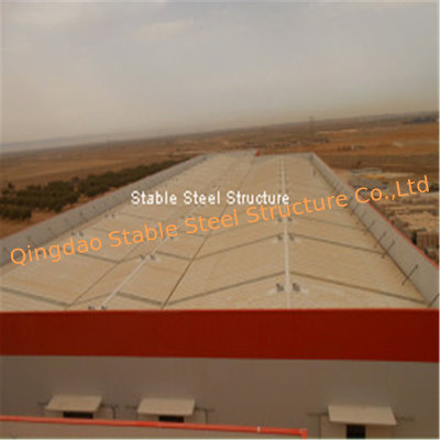 Libya Prefab Steel Structural Warehouse with Corrosion Protection supplier