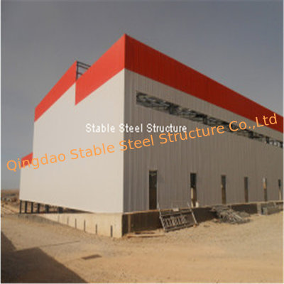 Libya Prefab Steel Structural Warehouse with Corrosion Protection supplier
