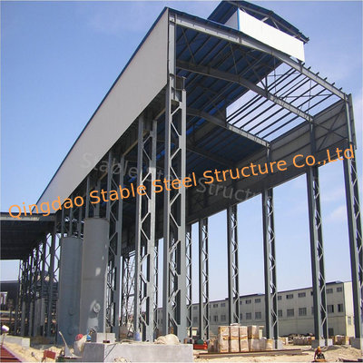 Large Span Steel Frame Buildings with Strong Corrosion Resistance supplier