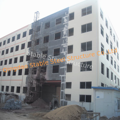 High Rise Multi-Storey Steel Structure Office Building with Block Wall supplier