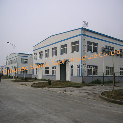 Environmental Light Steel Structure Prefab Warehouse with Office Room supplier