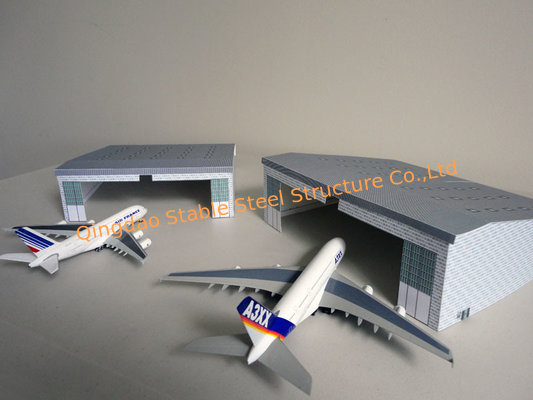 Pre-Engineered Portal Frame Light Steel Structure Hangar with Big Span supplier