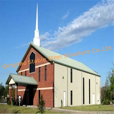 Modern Design Steel structure Church Building with Low Cost and large space supplier