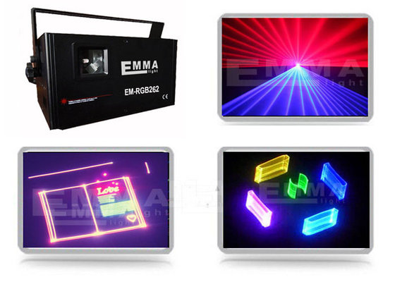 4W Laser 3d Party Light Longer life ILDA , DMX 512 , SD , Voice Control