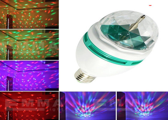 Colorful Rotating LED Bulbs Light For Scenery Spot / Street / Parks