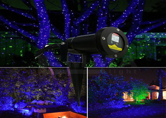 Remote Control  Projected Blue 0utdoor Landscape Laser Lights  For Tree Lawn