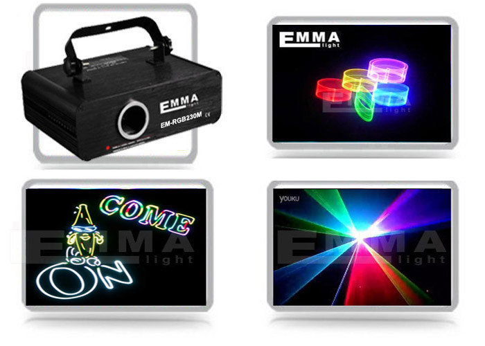 Beautiful Movtion Laser Stage Lighting 25 Degree Scanning Angle