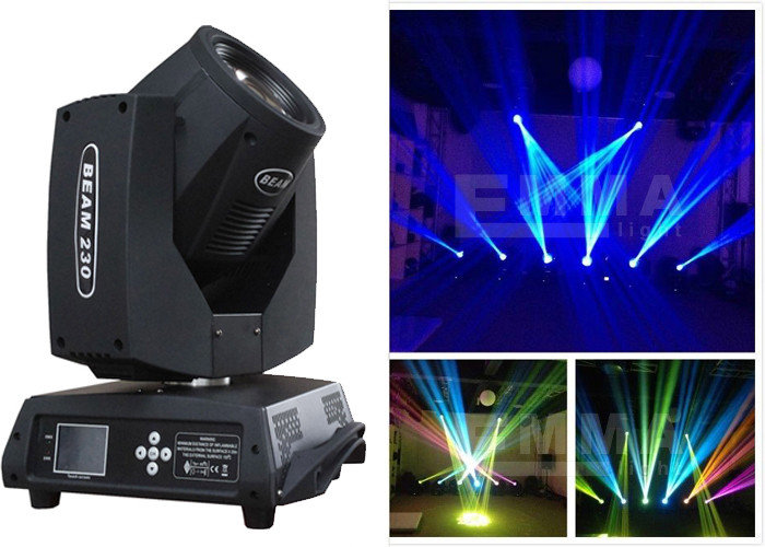 New Version Touch Screen 230W BEAM Zoom Led Moving Head Lights ， DMX Stage Spot Light Osram7R