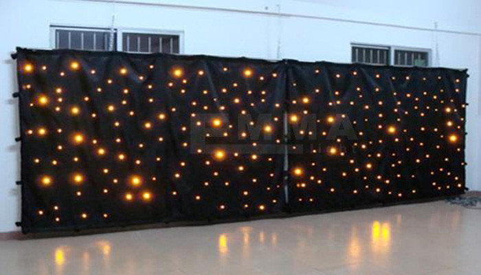 4*6M RGB 3 IN 1 Party Backdrop Decorate Wedding LED Curtain With Controller