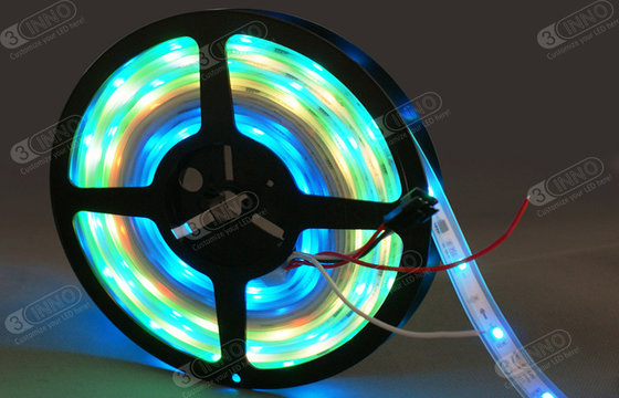 WS2811 Chip DC12V Waterproof Strip Entertainment LED Lights With White PCB