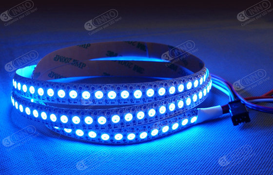 RGB LED Strip Lights DC5V 144LED / M Addressable Waterproof Tape For Decoration