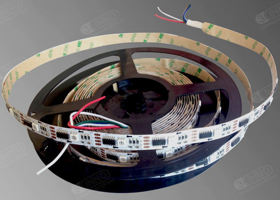 Dimmable WS2801 RGB Ribbon Light DC12V IP65 Rope Light For Holiday Decoration