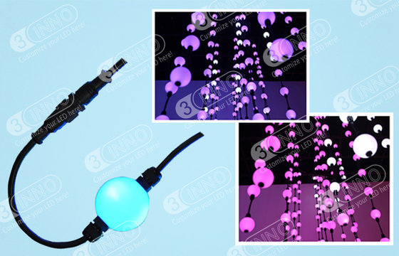 Full Color 45mm 0.9W SMD 5050 Motion Orb DMX LED Lights / Ball CE / RoHS