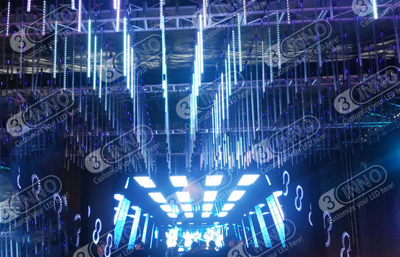 Events LED Outdoor Decorative Lights 1M 16 Pixels 3D LED Meteor Tube