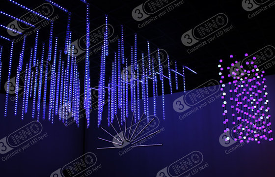 2M 32 Pixel 30mm 96 Channel DMX LED Lights 3D LED Tube 24W / 36W / 48W