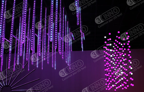 1.5M 24 Pixel Entertainment LED Lighting , 72 Channel DMX512 3D LED Tube