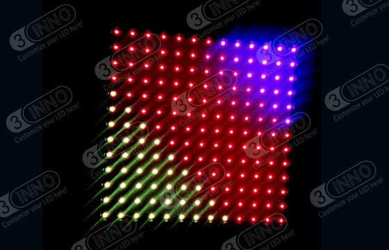 169 Pixels DMX512 LED Light Wall Panels 400x400mm LED DMX Panel For Events