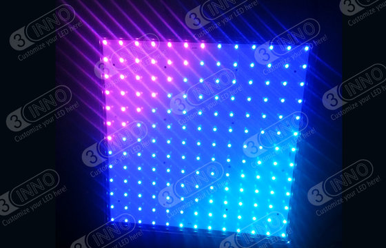 169 Pixels DMX512 LED Light Wall Panels 400x400mm LED DMX Panel For Events