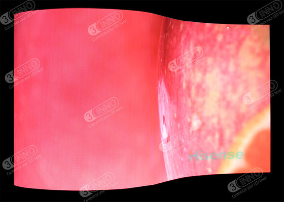 Aluminum Rental Arc LED Display Lightweight and High Contrast 500*1000 Indoor Led Sign