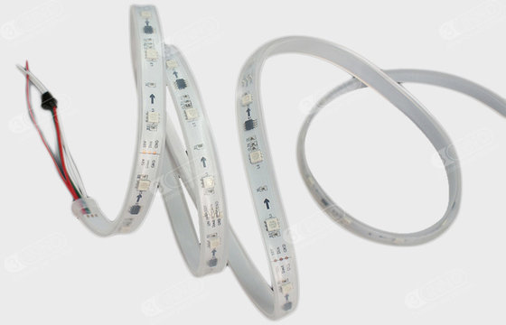 WS2811 Chip DC12V Waterproof Strip Entertainment LED Lights With White PCB