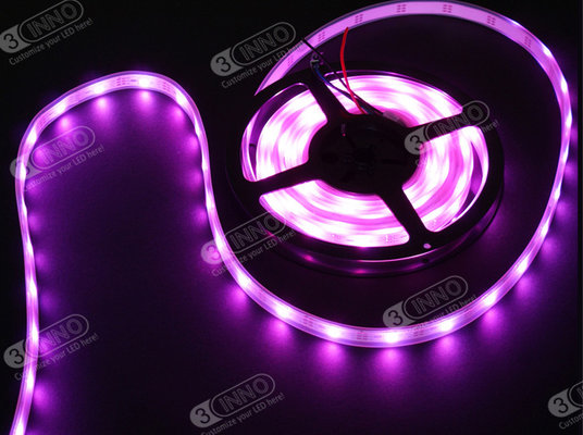 Waterproof DMX LED Strip Lights 90 / M DC7.5V 5M / Reel SMD 5050 For Decoration