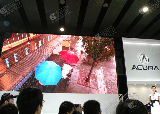 P4 Black SMD HD Indoor Advertising LED Screens High Resolution Led Wall