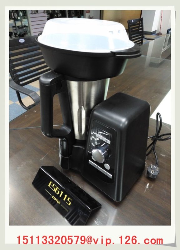600W Wifi App Thermo Mixer Cooker/ Big Capacity Intelligent Thermo Cooker/ All in one Black Thermo Blender Cooker