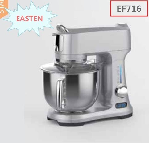 Easten Planetary Die Casting Stand Mixer EF716/ 1000W Baking Mixer Machine/ Multi-function Stand Fresh Milk Cake Mixer
