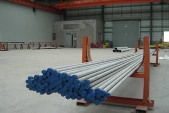Round 50mm Stainless Steel Seamless Pipe / Seamless Hydraulic Tube