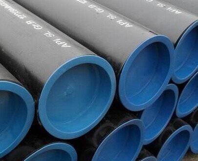 Epoxy Coated Seamless Black Steel Pipe / Piping OD 1/8" - 28"