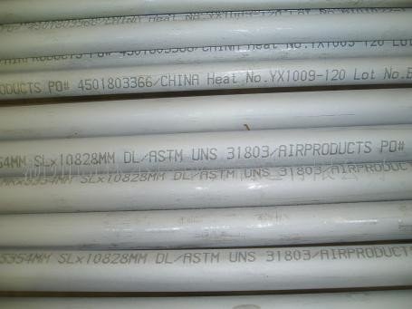 50mm Austenitic And Ferritic SS Duplex Pipe With ISO / BV / Lloyd Certificates