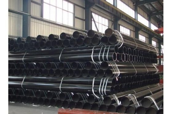 Large Diameter 24" ERW Steel Pipe , Longitudinal Straight API 5L Seamless Pipe