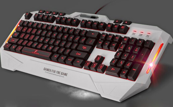 뒤 LED 빛을 가진 조명된 멀티미디어 키보드 도박 키보드 그리고 쥐