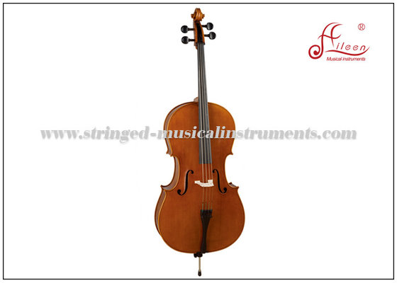 Flamed Master Oil Varnish Musical Instrument Cello With Spruce Face Material