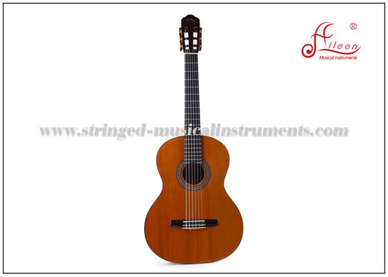Black ABS Fine Fretted String Instruments hardwood Top Classical Guitar