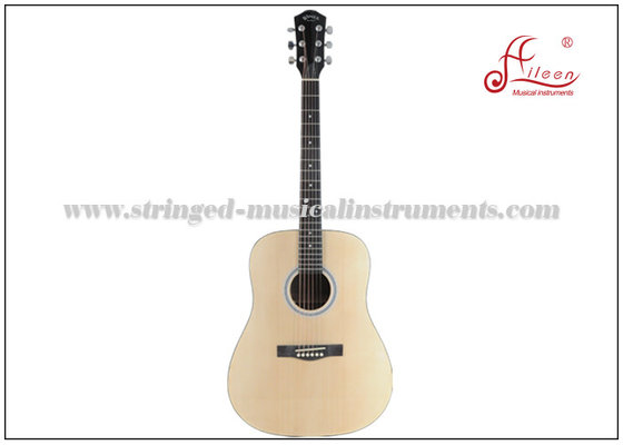Winzz 41'' Spruce Plywood Sapeli Rosewood Dreadnought Folk Guitar Acoustic