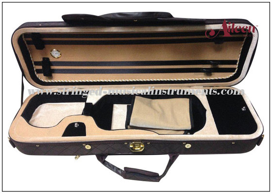 Oblong Foamed Lightweight Violin Case With Water Prooffabric Exterior ISO9001