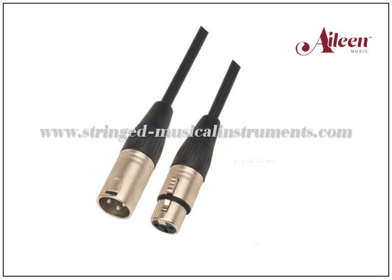 6.5mm Black Braid Shield Xlr Male-Female Microphone Cable (AL-M006)